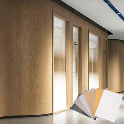 China Waterproof PVC Wall Panel with Wood Grain Design 1220*2440*5mm and 3 Years Warranty for Indoor Decoration for sale