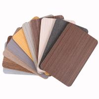 China Modern Design Moisture-Proof Anti-Static Sound-Absorbing Woodgrain Vinyl Film PVC Carbon Crystal Board for Decorative Wall Panel for sale