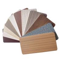 China Multi-Functional Texture Wood Wall Covering  Wooden PVC Wall Panel for Home Hotel Interior Design Fabric Backed for Bathroom Gym for sale