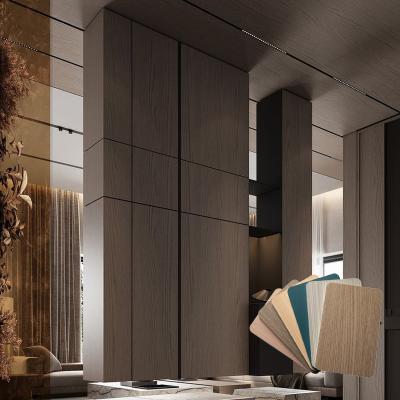 China Factory Direct Sales Modern Eco-friendly Wooden Wall Panel Boards Co-Extruded Wall Panel Waterproof Fireproof Wood Wall Panels for sale