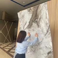 China Homey Decoration High Glossy Coating PVC Marble Sheet Carbon Fiber Wall Panel  for Indoor Apartments Villas Bedrooms Hospitals for sale