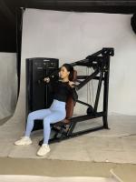 China Commercial 3-Function Press Machine with 80.25kg Weight Stack and 7 Adjustable Positions for Chest, Shoulder & Bodybuilding for sale