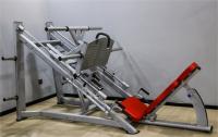 China 45-Degree Plate Loaded Linear Leg Press with 3 Back Pad Adjustments and Easy Carriage Release for Commercial Gyms for sale