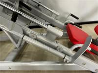 China 45-Degree Plate Loaded Linear Leg Press with 3 Back Pad Adjustments and Easy Carriage Release for Commercial Gyms for sale