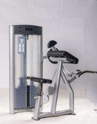 China Professional Pin Loaded Biceps Curl Machine - 200 lb Capacity, 48