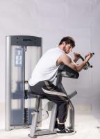 China Professional Pin Loaded Biceps Curl Machine - 200 lb Capacity, 48