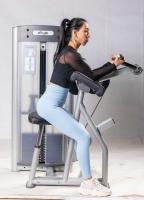 China Professional Pin Loaded Biceps Curl Machine - 200 lb Capacity, 48
