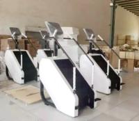 China Commercial Stainless Steel Electric Stairmill Climber - 220V Powered StepMaster for Gym Use for sale