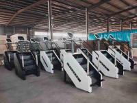 China Commercial Stainless Steel Electric Stairmill Climber - 220V Powered StepMaster for Gym Use for sale