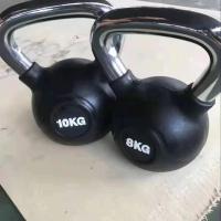 China Professional Cast Iron Gym Kettlebell - 5-50 lb Weight Range with 1.4 Inch Handle for Strength Training for sale