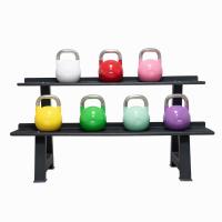 China Professional Cast Iron Gym Kettlebell - 5-50 lb Weight Range with 1.4 Inch Handle for Strength Training for sale