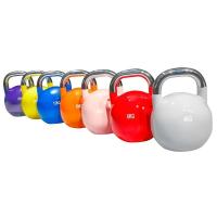 China Professional Cast Iron Gym Kettlebell - 5-50 lb Weight Range with 1.4 Inch Handle for Strength Training for sale