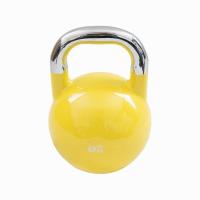 China Professional Cast Iron Gym Kettlebell - 5-50 lb Weight Range with 1.4 Inch Handle for Strength Training for sale