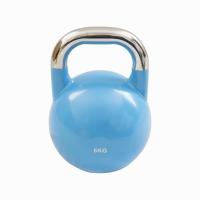 China Professional Cast Iron Gym Kettlebell - 5-50 lb Weight Range with 1.4 Inch Handle for Strength Training for sale
