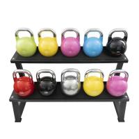 China Professional Cast Iron Gym Kettlebell - 5-50 lb Weight Range with 1.4 Inch Handle for Strength Training for sale