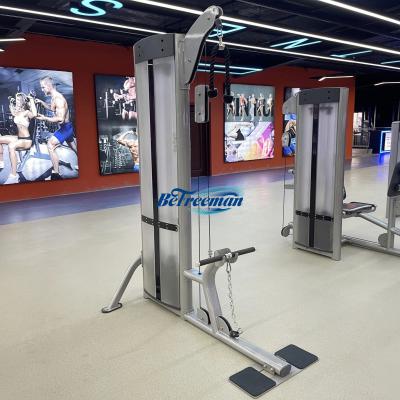 China Commercial Pin Loaded Lat Pulldown & Seated Row Machine 1570×870×2130mm for Gym Strength Training for sale
