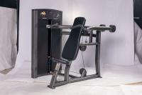 China AX Series Commercial Shoulder Press Machine with 80.25kg Weight Stack and 1530×1400×1360mm Dimensions for Gyms for sale