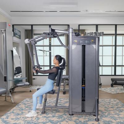 China Commercial Pectoral Fly Rear Deltoid Machine 80.25kg Weight Stack 1490x890x2060mm for sale