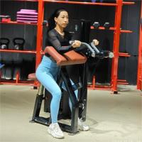 China Seated Bicep Curl Machine Pin Loaded with Self-Aligning Handles 80kg Weight Stack Commercial Gym Equipment for sale