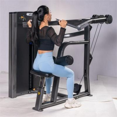 China Commercial Lat Pulldown Machine 80kg Weight Stack Pin Loaded Gym Equipment for Distribution for sale