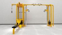 China FR-63 Commercial 5 Station Multi Gym Strength Training Machine 6000×4000×2400mm 900kg for sale