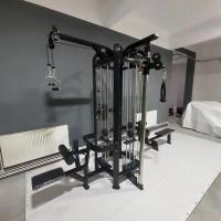 China FR-45B Commercial 4-Station Cable Crossover Gym Equipment 5000x3000mm with 450kg Weight Stack for sale