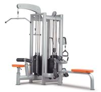 China FR-45B Commercial 4-Station Cable Crossover Gym Equipment 5000x3000mm with 450kg Weight Stack for sale