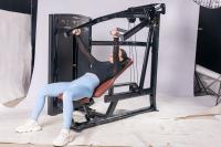China Commercial Pin-Loaded Multi-Press Machine 80kg Weight Stack for Chest Shoulder Workout for sale