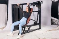 China Commercial Pin-Loaded Multi-Press Machine 80kg Weight Stack for Chest Shoulder Workout for sale