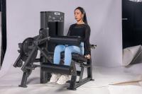 China AX07 Commercial Seated Leg Curl & Extension Machine 1780×1170×1350mm with 80.25kg Weight Stack for sale