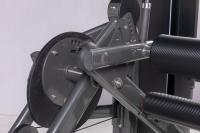China AX07 Commercial Seated Leg Curl & Extension Machine 1780×1170×1350mm with 80.25kg Weight Stack for sale