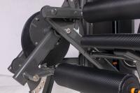 China AX07 Commercial Seated Leg Curl & Extension Machine 1780×1170×1350mm with 80.25kg Weight Stack for sale
