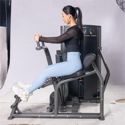 China Commercial Pin Loaded Ab Back Extension Leg Press Machine 80kg Weight Stack Dual Function Strength Equipment for sale