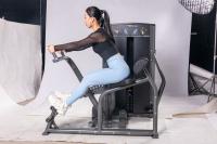 China Commercial Pin Loaded Ab Back Extension Leg Press Machine 80kg Weight Stack Dual Function Strength Equipment for sale