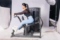 China Commercial Pin Loaded Ab Back Extension Leg Press Machine 80kg Weight Stack Dual Function Strength Equipment for sale