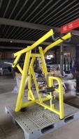 China Commercial Plate Loaded Lat Pulldown High Row Machine 2200x1600x2000 mm 120 kg Steel Frame for sale