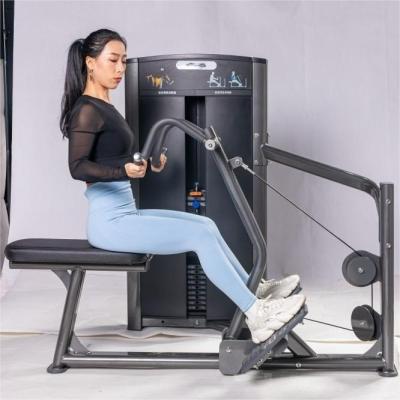 China Commercial Seated Row Machine with Self Adjusting Handles 80.25kg Weight Stack for sale