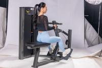 China Commercial Seated Row Machine with Self Adjusting Handles 80.25kg Weight Stack for sale