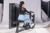 China Commercial Seated Row Machine with Self Adjusting Handles 80.25kg Weight Stack for sale