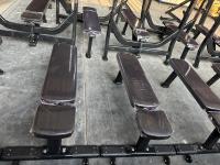 China Commercial Flat Bench FR-41 1300x600x600mm 30kg Durable Steel for Gym Weight Lifting for sale