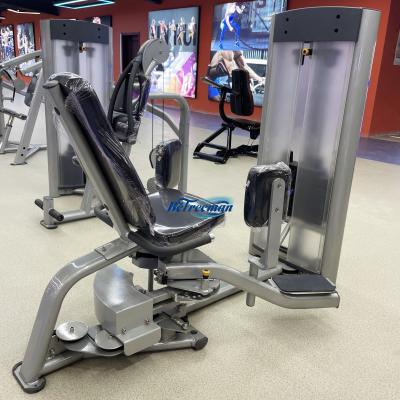 China 3mm Steel Tube Seated Abductor Adductor Machine - Dual Function Pin Loaded Gym Equipment for Commercial Use for sale