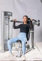 China AX02 Steel Shoulder Press Machine 80.25kg Weight Stack for Commercial Gyms 1530x1400x1360mm for sale