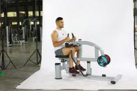 China FR-40 Seated Calf Raise Machine 1600x1300x1750mm Commercial Gym Strength Training for sale