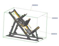 China Commercial Gym Leg Press Hack Squat 2 in 1 Dual Function Plate Loaded 265kg for sale