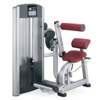 China Commercial Pin-Loaded Back Extension Machine 1500x1200x1750 mm Adjustable Abdominal Trainer for sale
