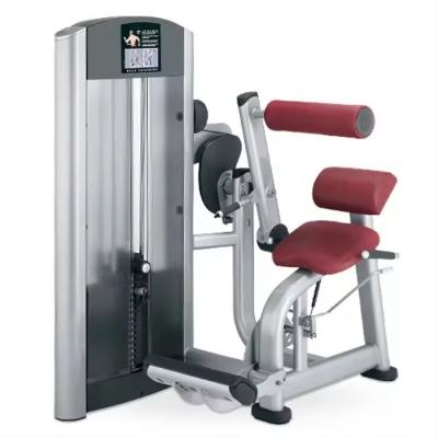China Commercial Pin-Loaded Back Extension Machine 1500x1200x1750 mm Adjustable Abdominal Trainer for sale