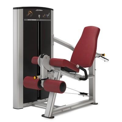 China Commercial Pin Load Seated Leg Extension Machine AX08 1420x1165x1360mm 247kg for sale