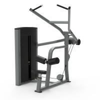 China Pin Load Seated Lat Pulldown Machine 1500x1385x1855mm 80kg Weight Stack for Gym for sale