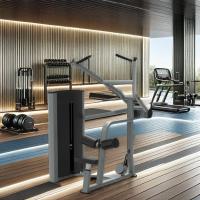 China Pin Load Seated Lat Pulldown Machine 1500x1385x1855mm 80kg Weight Stack for Gym for sale