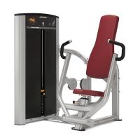 China Steel Seated Chest Press Machine Pin Loaded Gym Equipment 80kg Weight Stack for sale